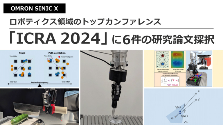 オムロン サイニックエックス、ロボティクス領域のトップカンファレンス「ICRA 2024」で、6件の研究論文が採択 – Activity | OMRON SINIC X Corporation