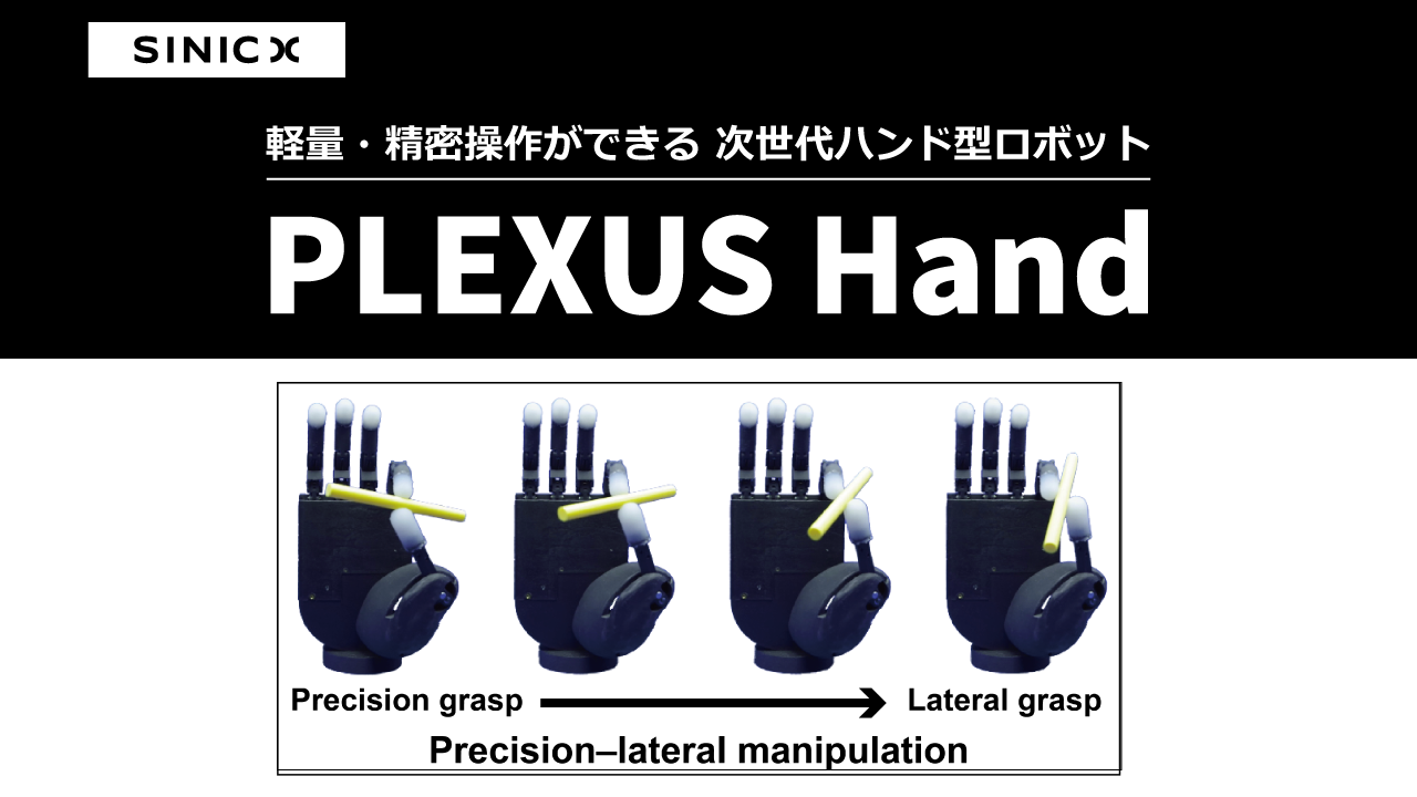 テクノフロンティア2025出展テーマ紹介：PLEXUS Hand – Activity | OMRON SINIC X Corporation